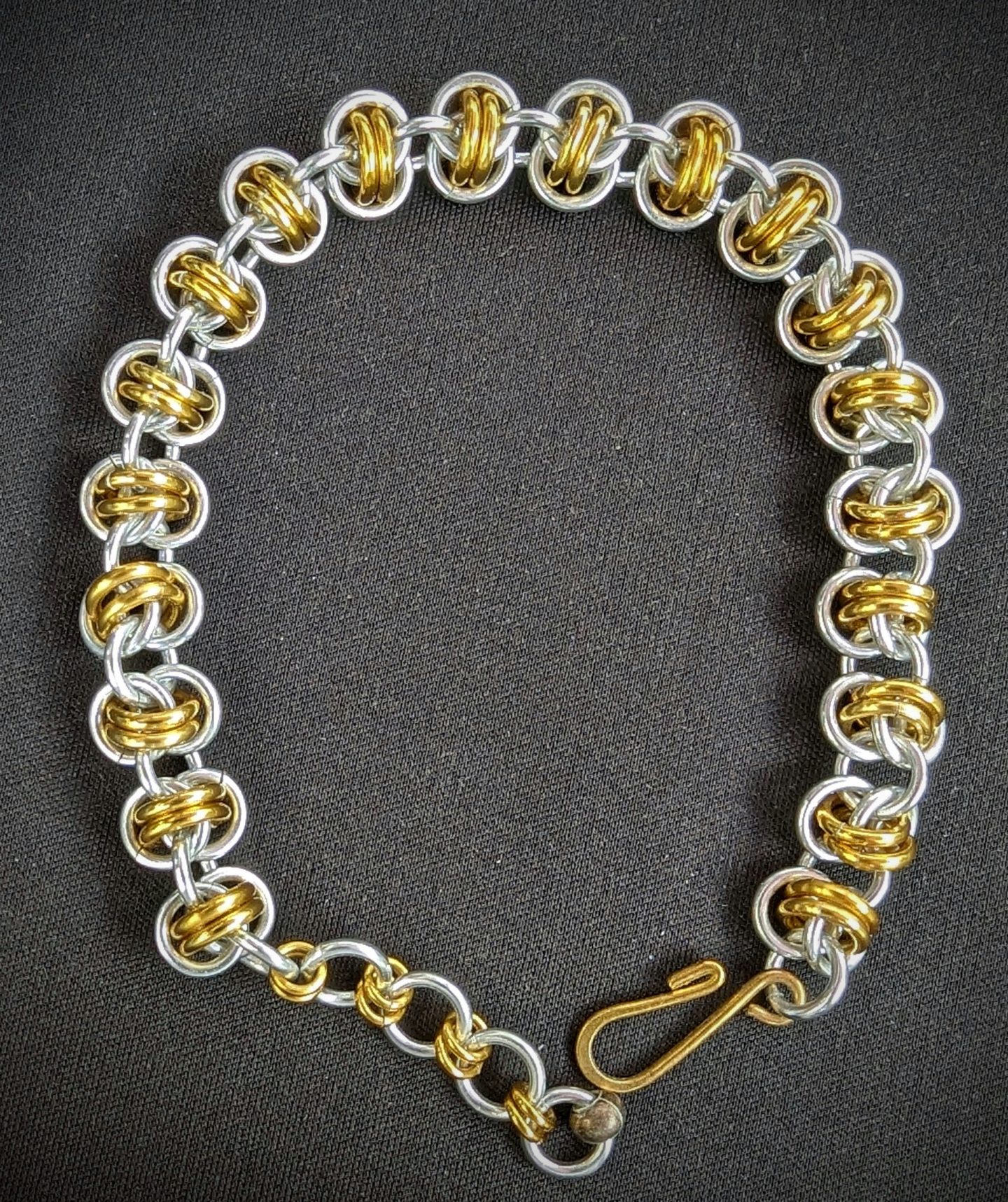 Gold and Silver Barrel Bracelet – Tracey Siepser